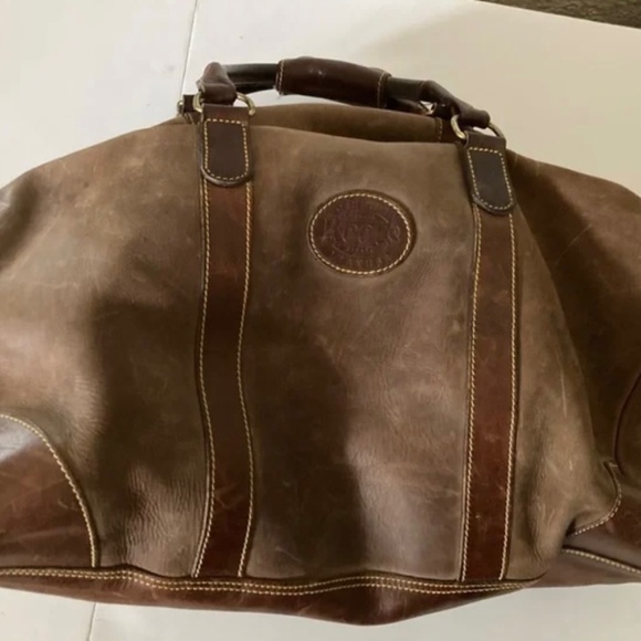 Roots | Bags | Roots Weekender Brown Leather Bag | Poshmark
